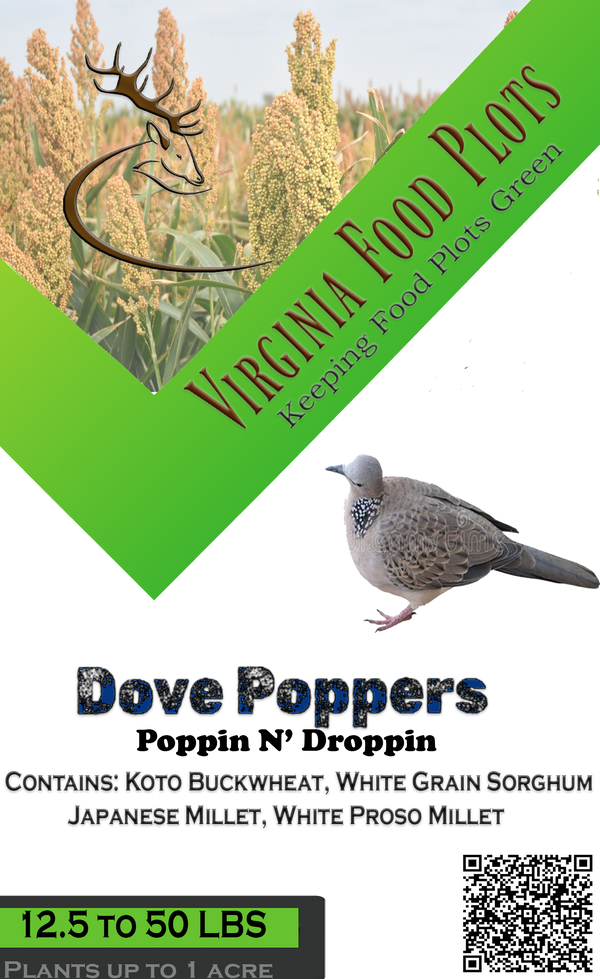 Dove Poppers Food Plot Seed Mix - Virginia Food Plots